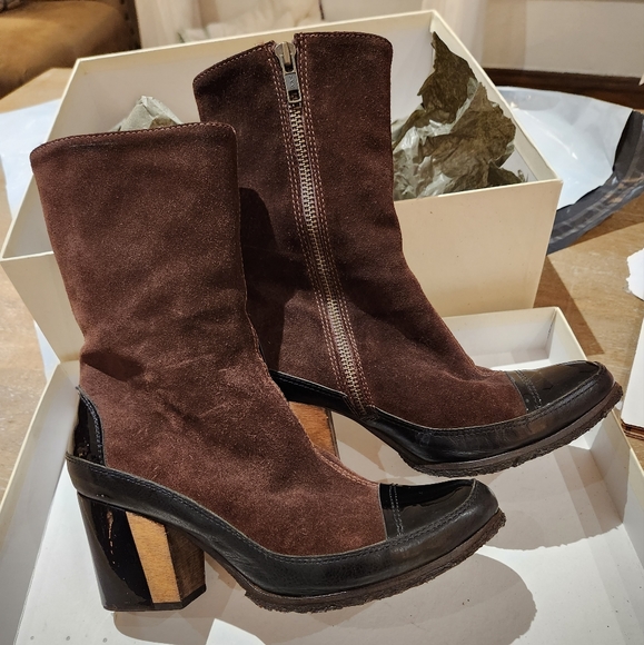 Twenty Two | Shoes | Twenty Two Italian Half Boots Suede | Poshmark